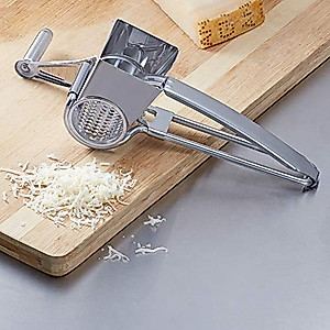 AmazonCommercial Stainless Steel Rotary Cheese Grater