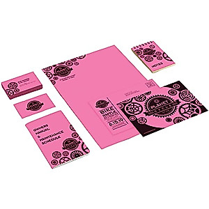 Neenah 21041 Wausau Astrobrights Colored Cardstock, 8.5” x 11”, 65 lb / 176 GSM, Pulsar Pink, 250 Sheets