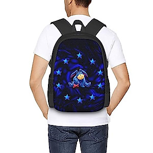Classic dissney eeyoore Backpack with Laptop Compartment for School, Travel, and Work 17 Inch
