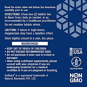 Life Extension EsophaCool - Gut Health Supplements with Calcium, Magnesium & DGL Licorice Root Extract for Healthy Digestion Stomach Relief & PH Balance - Gluten-Free, Vegetarian - 60 Chewable Tablets