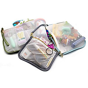 Mother Load Diaper Bag Organizer Pouches Worry-Free, Outing Essentials for Your On-The-Go Family, Includes Snack Bag, Toy Pouch, New Mom Stuff Bag with Hidden Pocket 3pc - Set Perfect Shower Gift