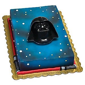 DecoSet® STAR WARS™ Darth Vader™ Cake Topper, 1-Piece, Use with Cake Decorations to Create Galactic Cakes, Black