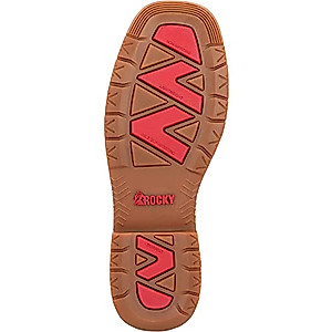 ROCKY Rugged Trail Steel Toe Waterproof Western Boot Size 11(W)