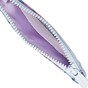 Vera Bradley Women's Recycled Lighten Up Reactive Zip ID Case and Lanyard Combo, Fresh-Cut Bouquet, One Size