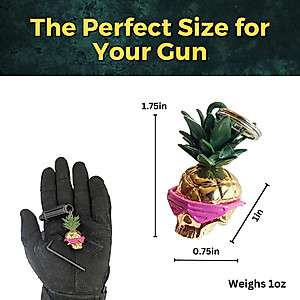 Airsoft Charm Mount Keychain Rifle Rail Accessory Decorative Fully Metal Gold