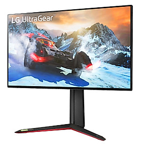 LG 27GP95R-B 27” Ultragear UHD (3840 x 2160) Nano IPS Gaming Monitor w/1ms Response Time & 144Hz Refresh Rate, NVIDIA G-SYNC Compatible & AMD FreeSync Pro, Adjustable Tilt, Height, Swivel & Pivot