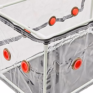 EBSTL Mushroom Monotub Kit Home Mushroom Grow Kit Mushroom Tent Save Your Mycology Mushroom Grow Bags with Plugs & Filters for Fresh Air Exchange