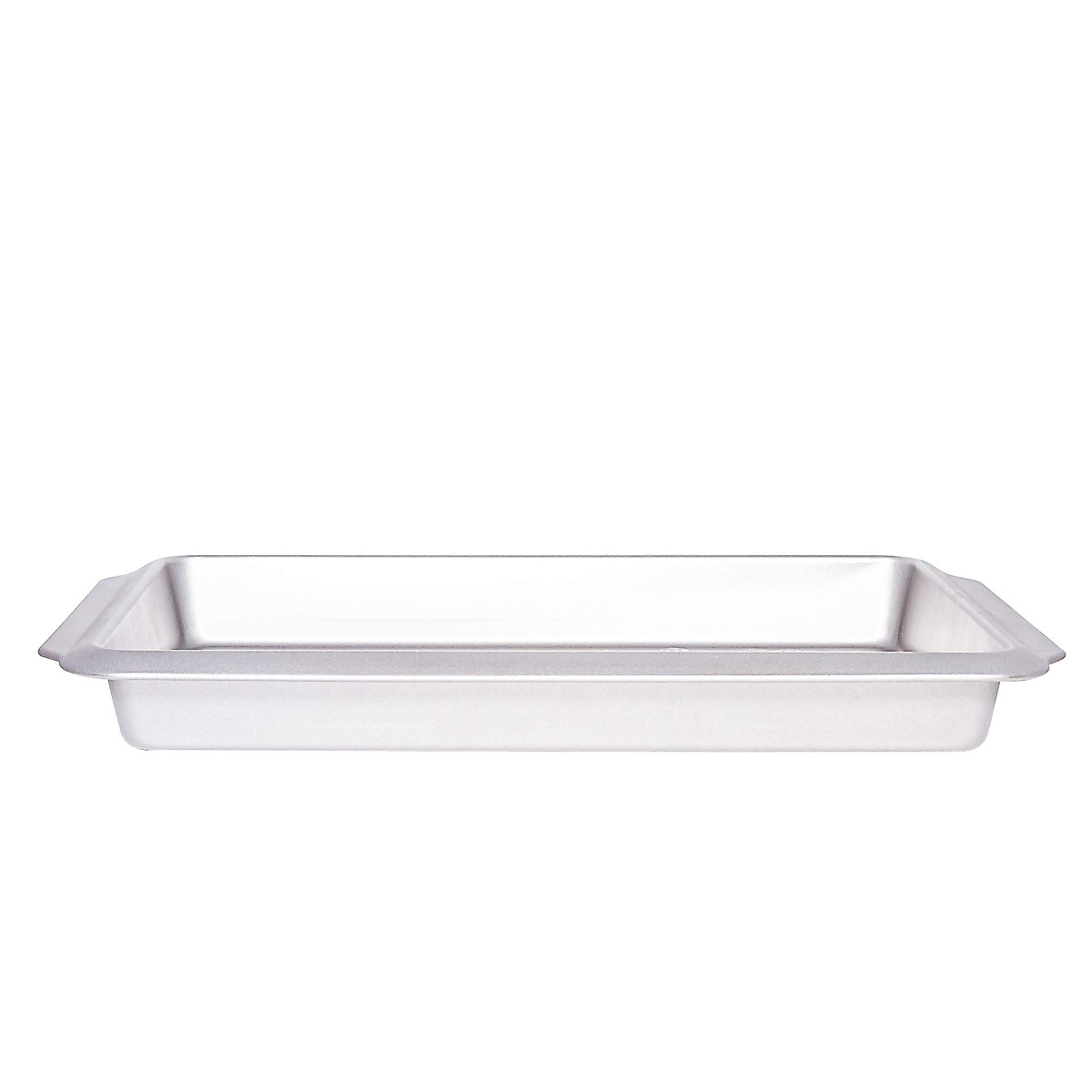 Roasting Pan, Cookie Sheet, Non Stick Bakeware, Silver Finish Baking Tray, 13" x 9" Broil Pan by Imperial Home