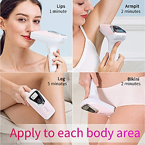VEME IPL Laser Hair Removal for Women & Men Permanent Painless, at-Home Hair Removal Device - Facial, Lip, Bikini, Whole Body,FDA Cleared,Auto Mode/ 5 Energy Upgraded Professional Hair Remover