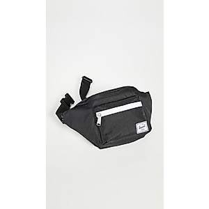 Herschel Seventeen Waist Pack, Black/White Zipper, 3.5L