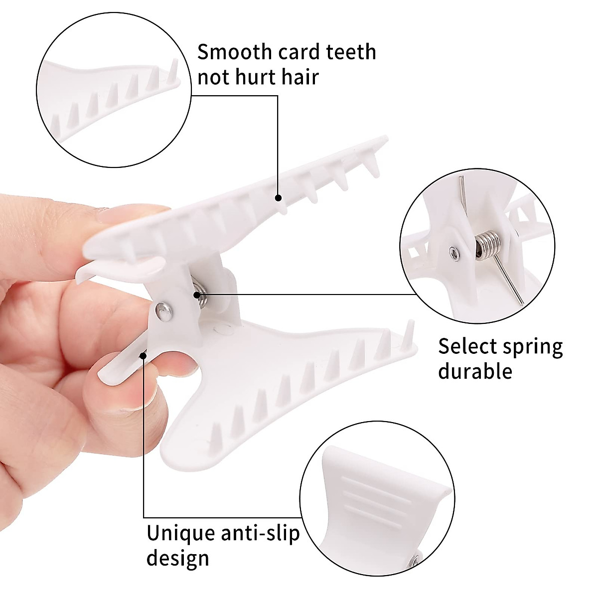 CGBARBER Spa Headbands for Washing Face, Wash Spa Yoga Sports Shower Head Band Terry Towel Cloth Hair Band for Skin Care, Makeup Removal Wrist Washband Hairpin Set (White)