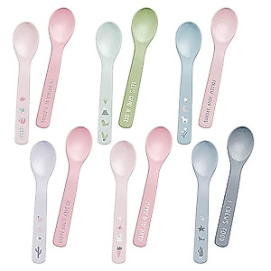 Stephen Joseph Silicone Baby Spoons, One size, Farm