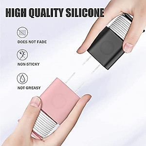 3PCS 2 in 1 Silicone Charger Protector, Data Cable Winder Anti-Break Protection, Combine Protector and Wire Collector, Suitable for 11/12 Charger