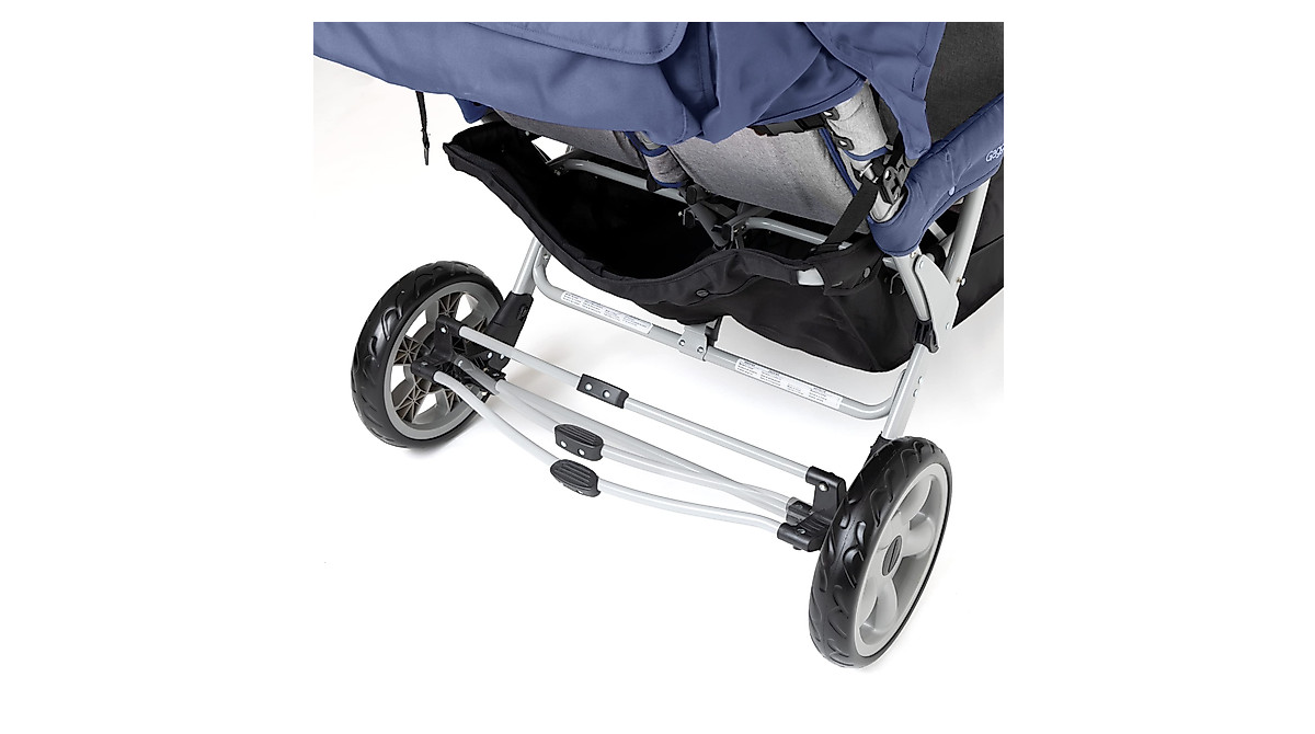 Gaggle 6-Seat Multi-Child Stroller with UV Canopies - Safe & Easy Transport
