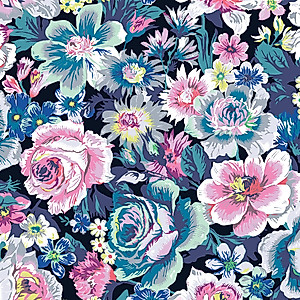 Vera Bradley Women's Cotton Lanyard, Garden Grove, One Size