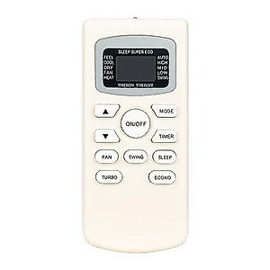 ALLIMITY GYKQ-34 Replaced Remote Control Fit for Soleus TM-PAC-08E3 Air Conditioner and Black Decker BPACT10WT BPACT12WT Room Air Conditioner