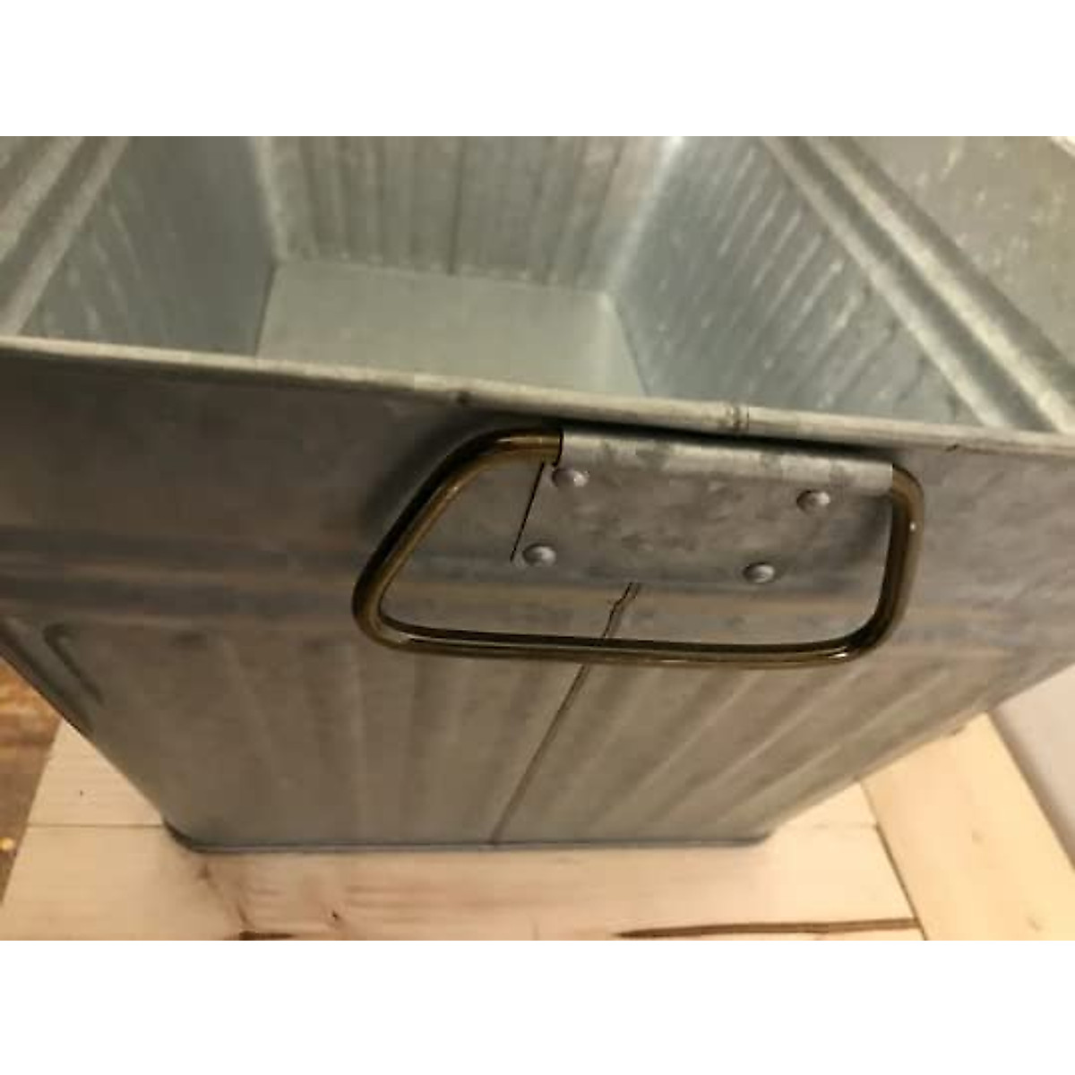 Rectangle Rustic Sink Galvanized Farmhouse Tub & (Rectangle) No Faucet