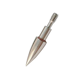 100 Grain Field Points,5/16 Stainless Steel Archery Target Bullet Point Sharp Targethead Screw in Broadheads (1 Dozen 12 PCS)