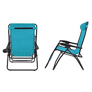 WOODARD CM RXTV-1825-XL-B Woodard Zero Gravity Chair, Blue