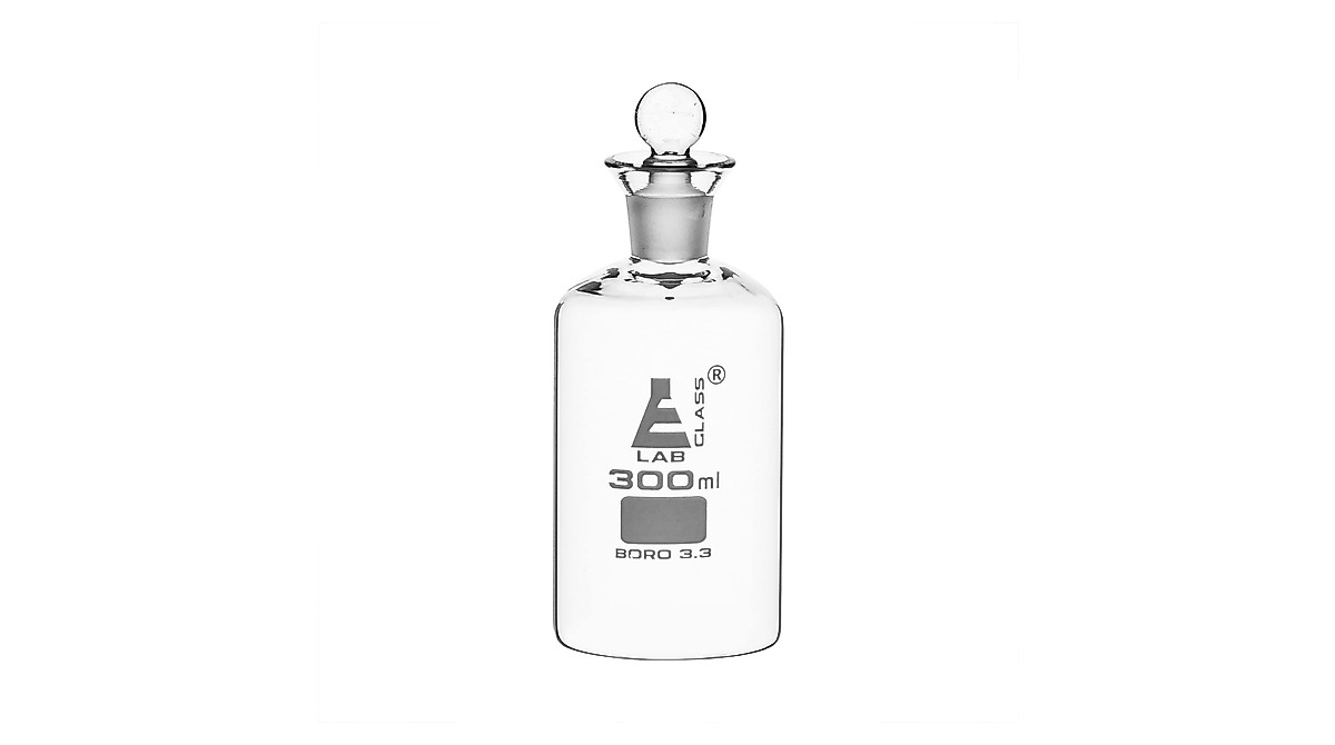 EISCO 300ml BOD Bottle - Premium Borosilicate Glass