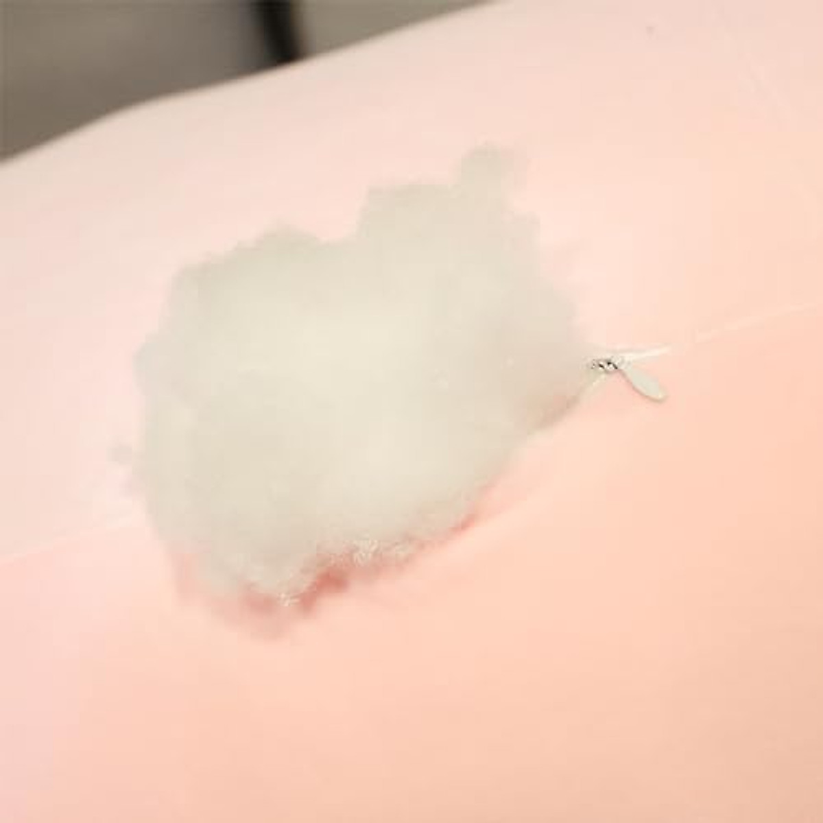 ELAINREN Giant Fluffy Pig Plush Body Pillow Soft Pink Pig Stuffed Animal Toy Cuddle Pigglet Plushie Cushion Decor Gifts for Xmas/23.6''