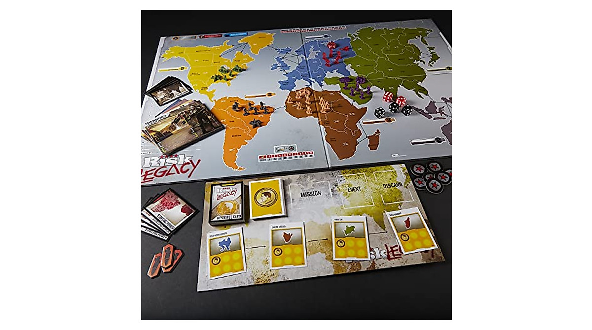 Risk Legacy: Immersive Strategy Board Game for 3-5 Players