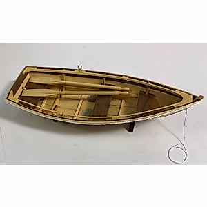 Midwest Dinghy Wooden Ship Model Building Kit for Adults DIY Woodcraft Self Assembly