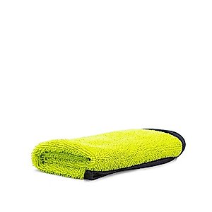 Adam's Microfiber Glass Cleaning Towel - Two Sided, Streak Free Glass Cleaning Towel - Soft Satin Stitched Edges 540 GSM (2 Pack)