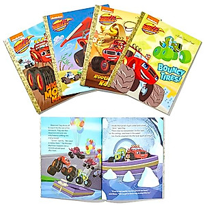 Blaze and the Monster Machines Little Golden Book Library -- 5 Little Golden Books: Five of Nickeoldeon's Blaze and the Monster Machines Little Golden Books