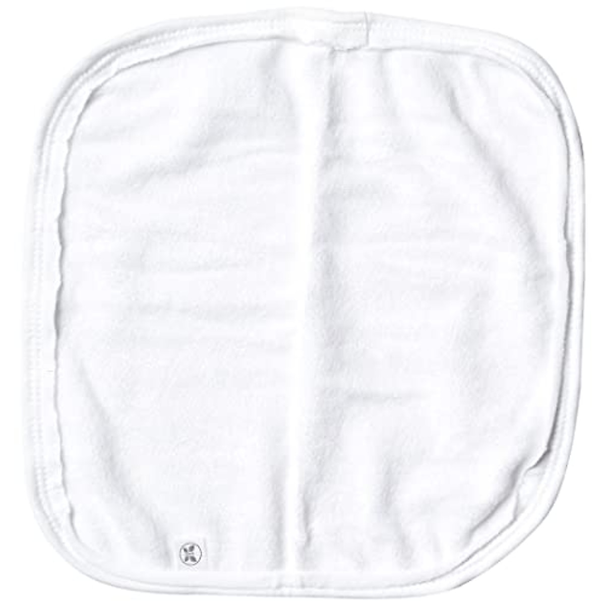 HonestBaby 10-Pack Organic Cotton Baby-Terry Wash Cloths, Bright White, One Size,10 Count (Pack of 1)