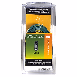 Hopkins 48125 4-Wire Flat Trailer End Kit - 48" Wires