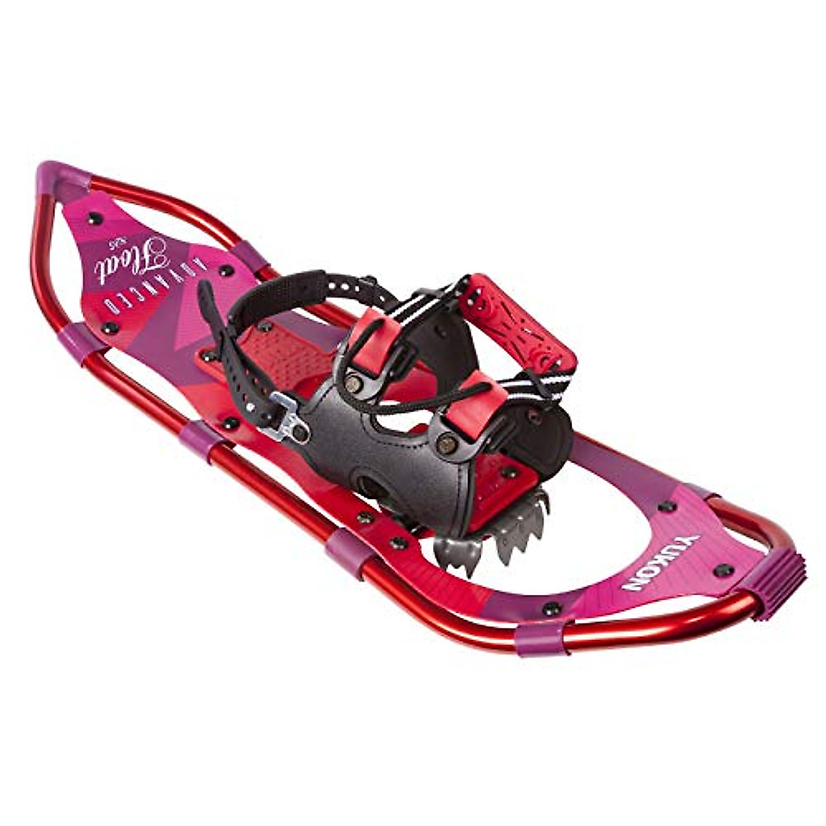Yukon Charlie's Advanced Float Women's Snowshoe Kit, 8-inch x 25-inch, Includes Snowshoes, Trekking Poles and Travel Bag