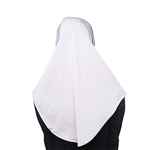 GladThink Womens Ice Silk Muslim Hijab Headscarf Light Gray