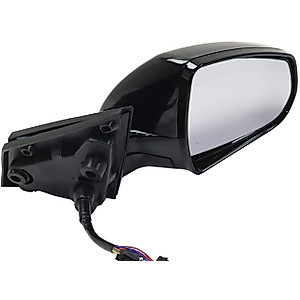 Kool Vue Driver & Passenger Side Power Heated Mirrors for Cadillac SRX 2010-2012 Power Fold With Memory Paintable For Models Without Etched Warning