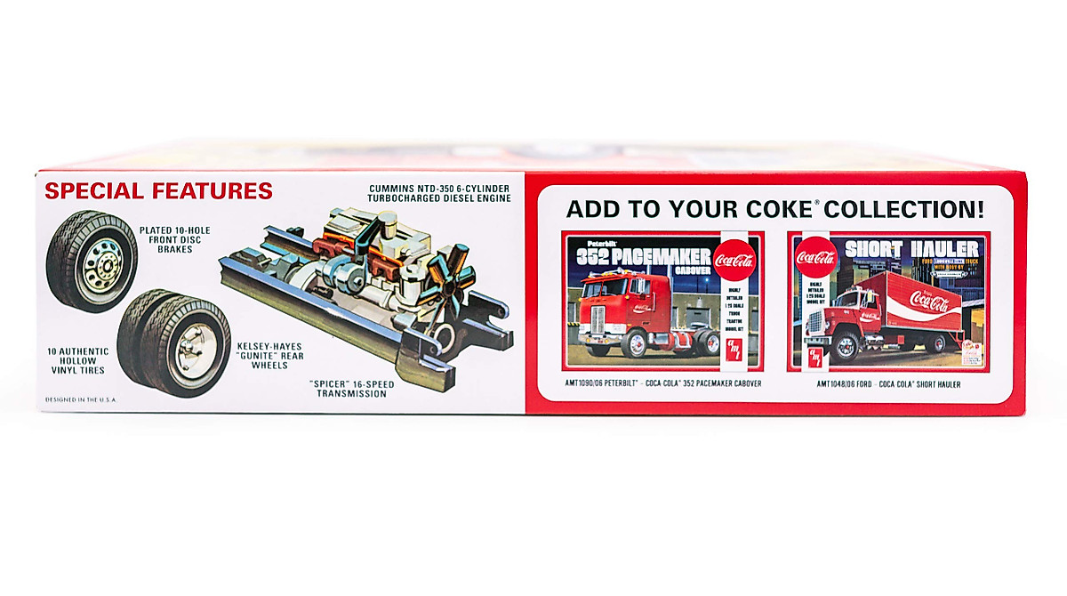 AMT Coca-Cola Semi Truck Model Kit 1:25 Scale - Build & Collect