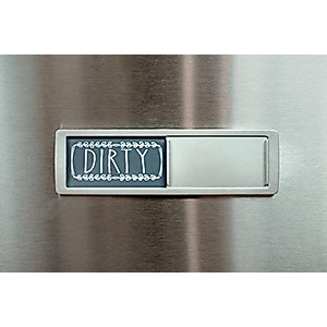 Dishwasher Magnet Clean Dirty Sign, Clean Dirty Magnet for Dishwasher, Dirty Clean Dishwasher Magnet, Dishwasher Clean Dirty Sign, Strong/Non Scratch Farmhouse Rustic Wood Design