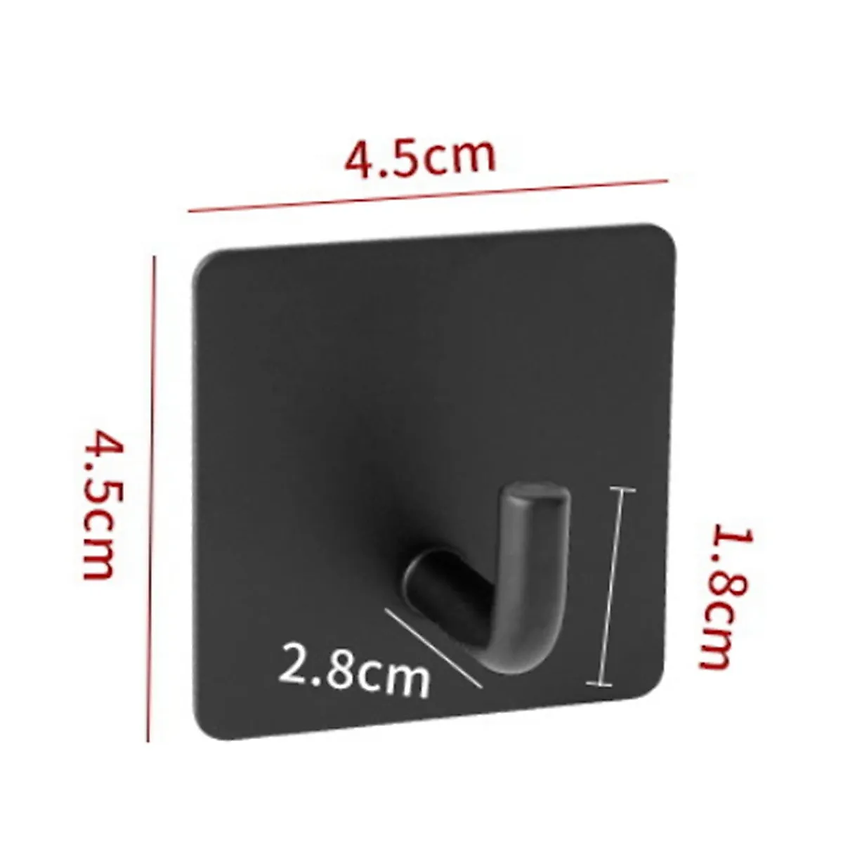 Naroote Toilet Paper Roll Holder Black Stainless Steel Compact Toilet Paper Towel Holder with Adhesive Hook Hotel