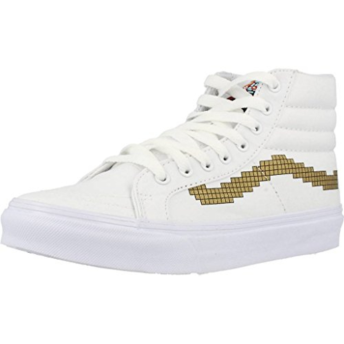 Vans Women's SK8-Hi Slim X Nintendo, Console/Gold, Men's 4, Women's 5.5 Medium