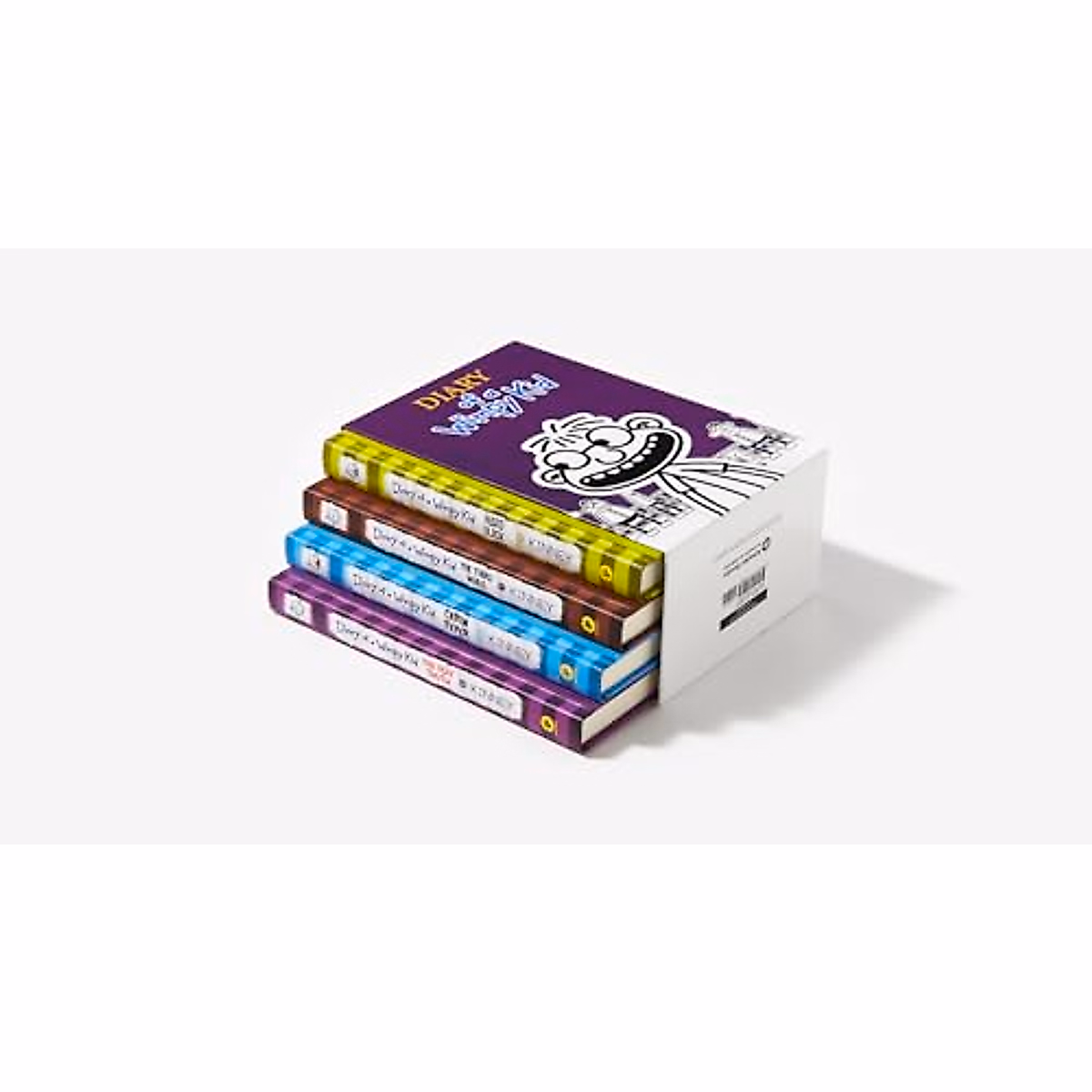 Diary of a Wimpy Kid Box of Books 5-8 Hardcover Gift Set: Ugly Truth, Cabin Fever, The Third Wheel, Hard Luck