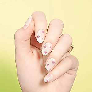 Art Craft Glitter, Star Shape Glitter Confetti for Handcrafts, Home Decoration DIY Cards, Party Festival, Nail Art- 0.35oz (10g) (Pink)