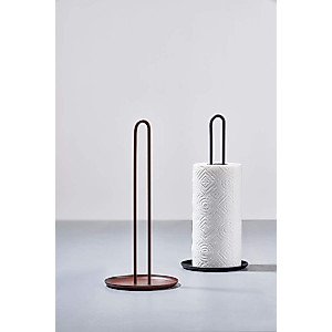 ZONE DENMARK, Singles Paper Towel Holder, Countertop, Modern Design, Black, 1 Count