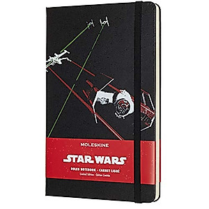 Moleskine Limited Edition Star Wars Notebook, Hard Cover, Large (5" x 8.25") Ruled/Lined, 240 Pages
