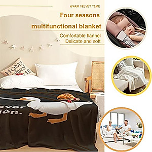 Peace was Never an Option Goose Super Soft Flannel Throw Blanket 50"x40" Lightweight Shaggy Air Conditioner Blanket Cooling Summer Blanket Towel Blanket for Couch