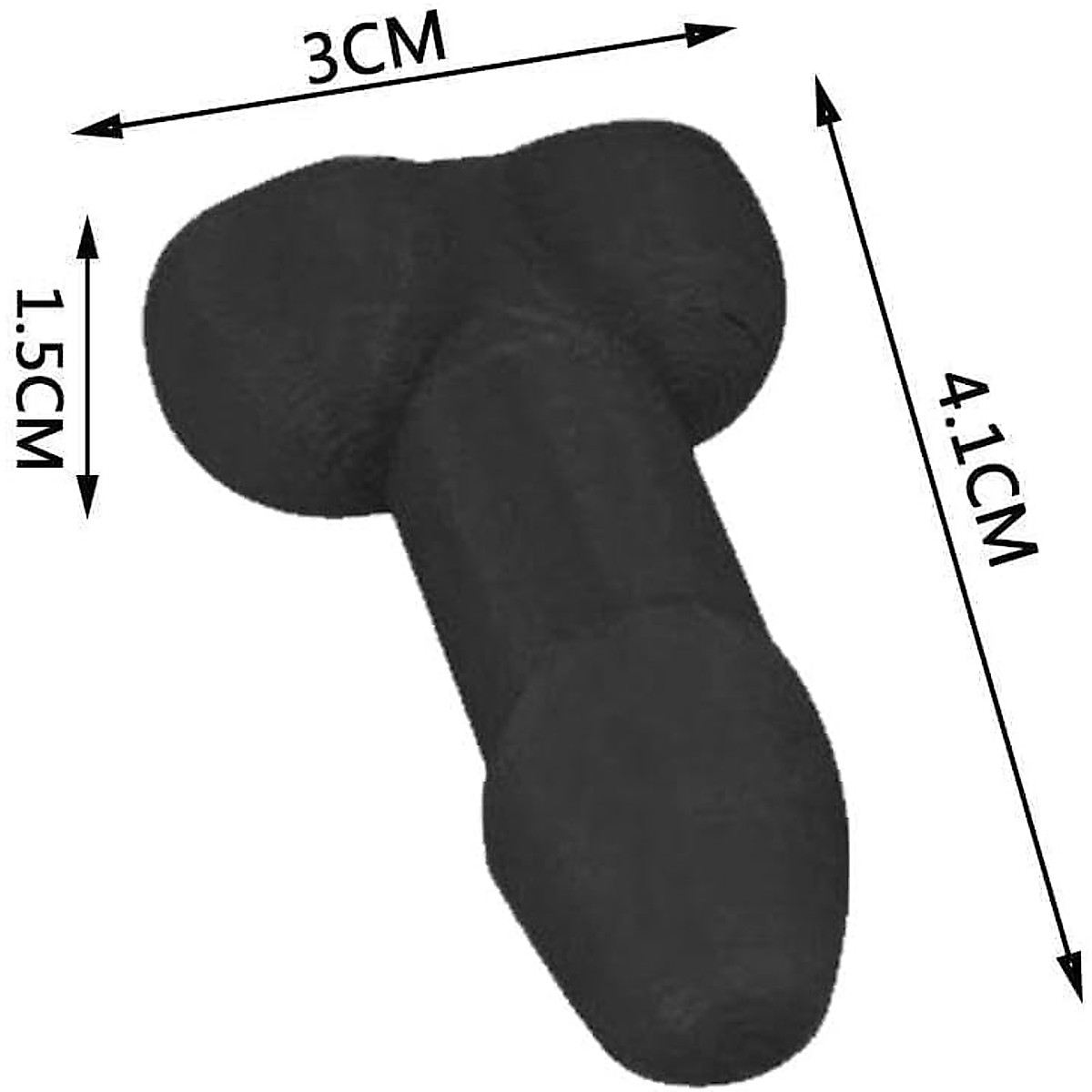 4Pcs Black Funny Creative Valve Stem Caps,Funny Airtight Dust Proof Covers Universal Car Tire Dick Shape Valve Caps Luminous Stem Cap Kit for Cars,SUV,Bicycle,Trucks Motorcycles Tire Valve Stem Caps