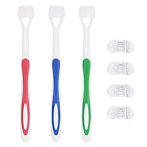 7pcs 3 Toothbrush Soft Bristle Toothbrush Toothbrush Manual Toothbrushes Three-Sided Toothbrush Soft Bristle Toothbrush Pp 3 Sided Toothbrush Soft Brush Soft Fur