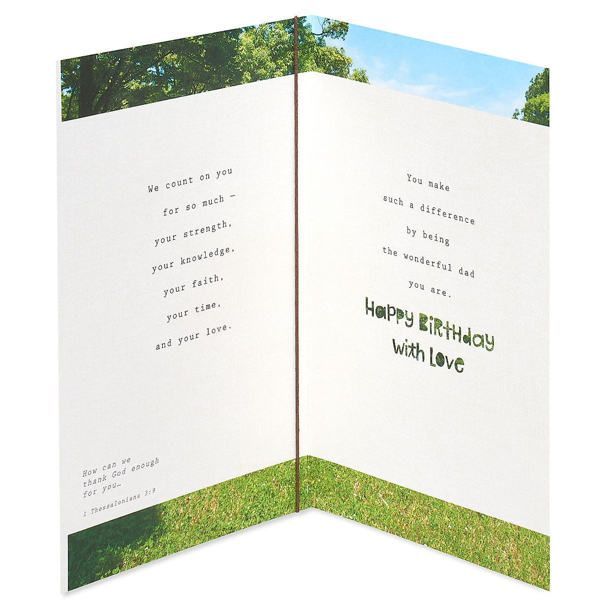 American Greetings Birthday Card for Dad (Count on You)