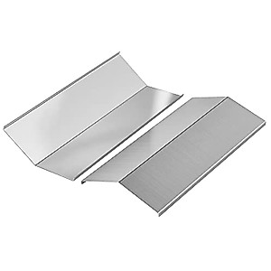 Charbrofire 820-0033M 820-0033 820-0007B Heat Plates Replacement Parts for Megamaster Heat Tent Master Forge Flame Tamer Nexgrill 820-0015 820-0007 820-0007G Cuisinart CGG-306 Burner Covers 2 Pack