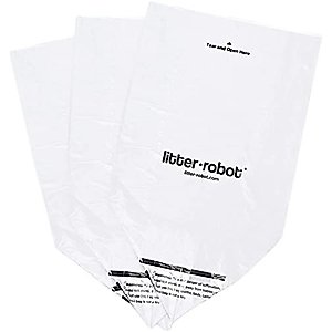 Litter-Robot Waste Drawer Liners by Whisker, 100 Pack - Litter Box Liner Bags, Custom Fit for Litter-Robot, 9-11 Gallons of Capacity
