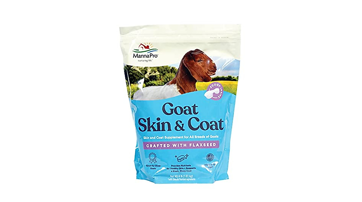 Manna Pro Goat Skin & Coat Supplement for Healthy Goats