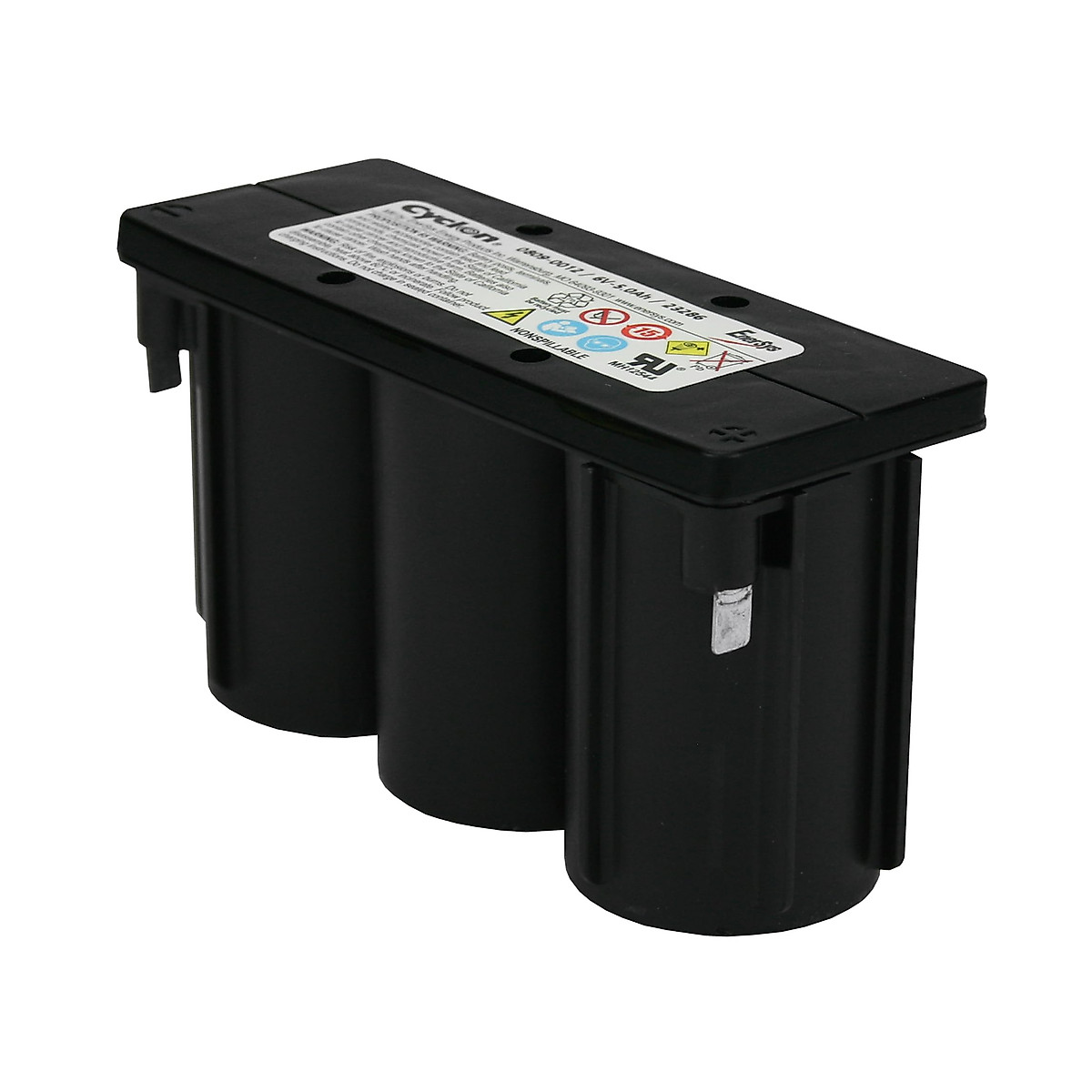 EnerSys Hawker Cyclon 0809-0012 6v-5.0ah Battery. 6v 5ah Monoblock. US Made!!